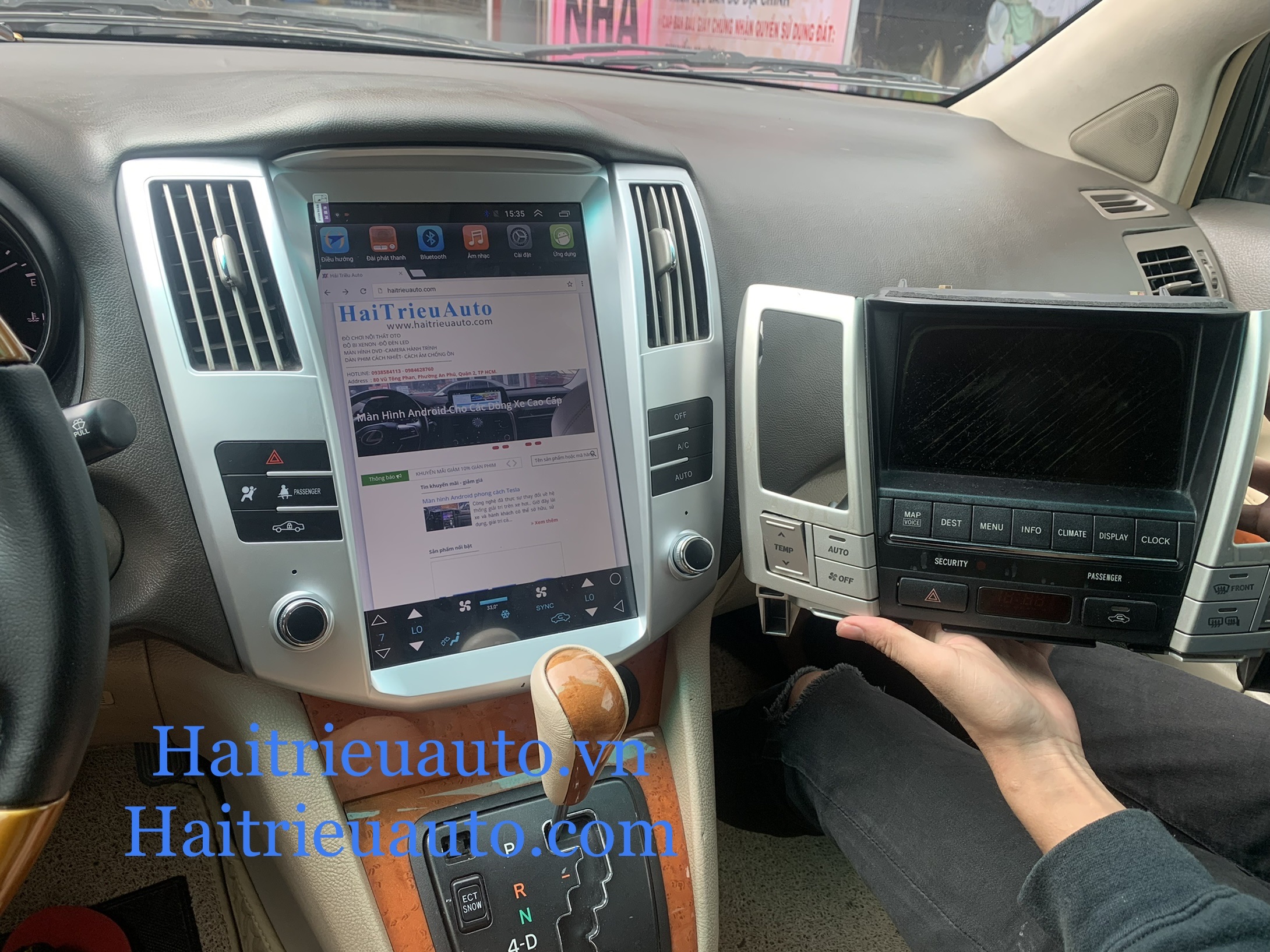 MÀN HÌNH ANDROID TESLA XE LEXUS RX 350